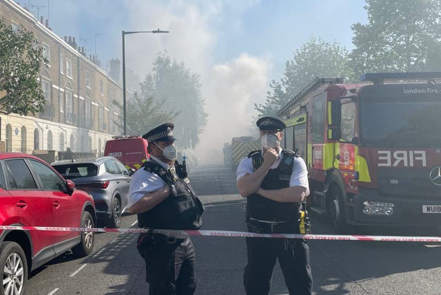 Huge fire breaks out at central London substation as residents told to ...