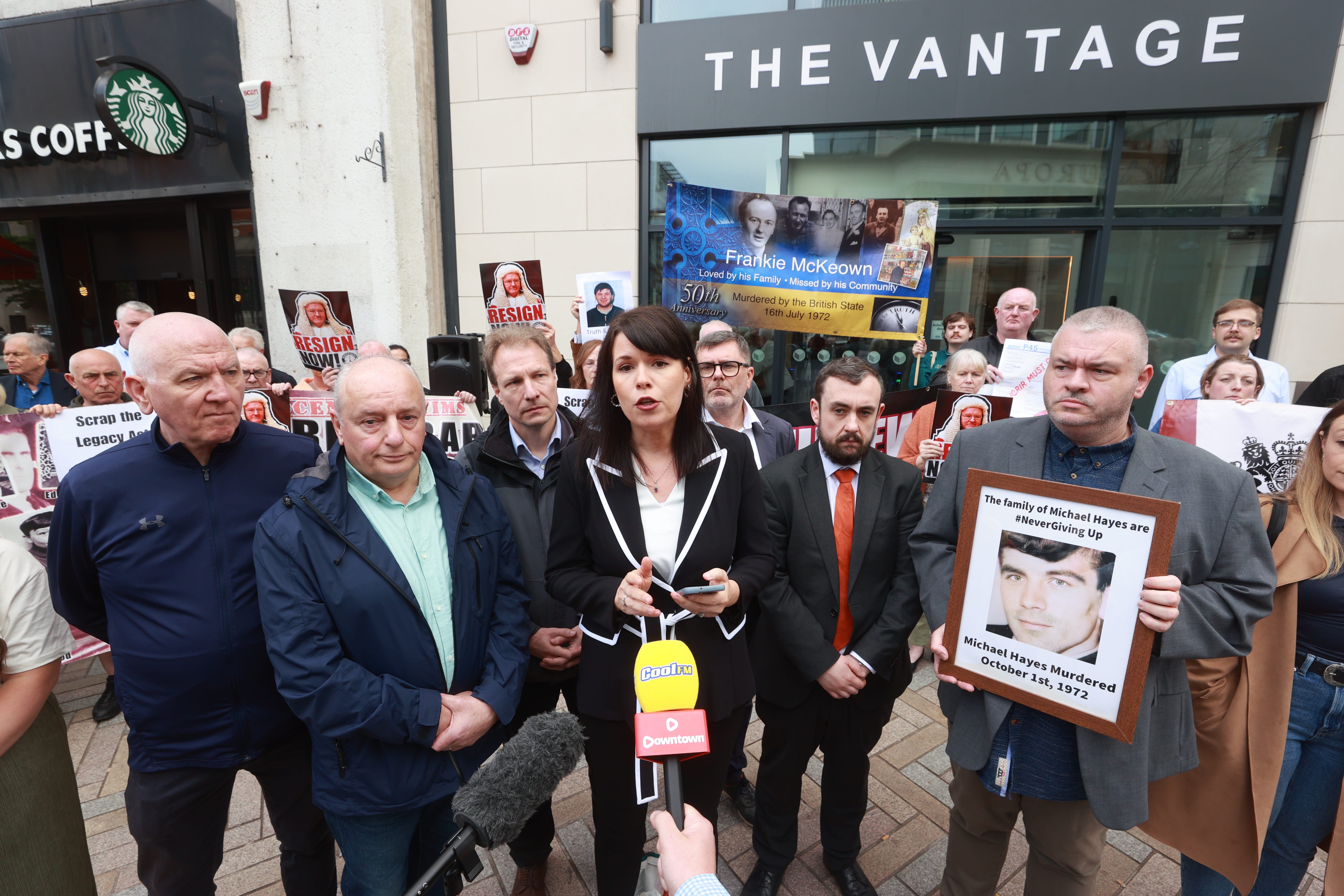 Victims urge boycott of new Troubles legacy body during protest at its ...