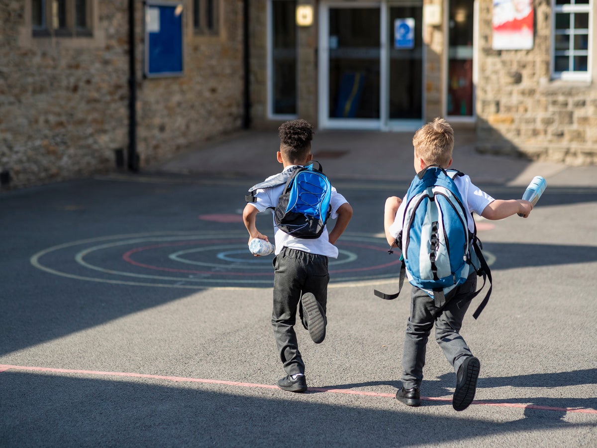 Young Children At School