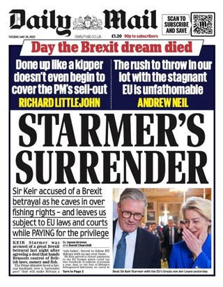 ‘The Brexit dream is dead’: How pro-Leave media responded to Starmer’s ...