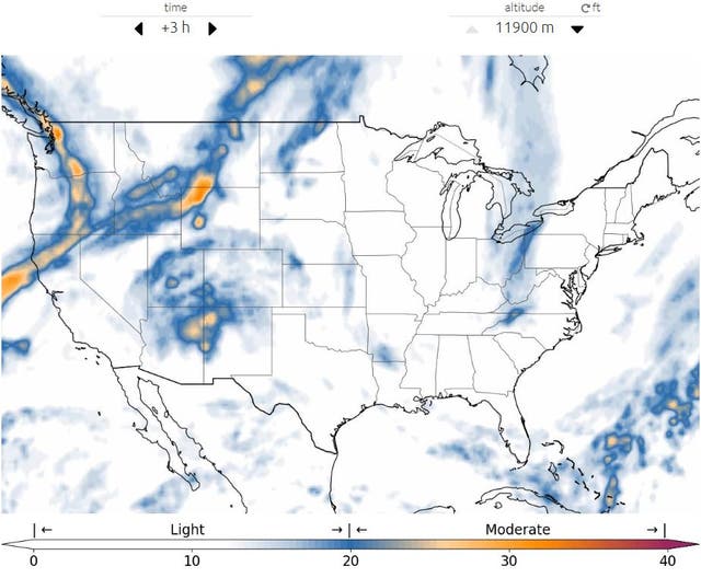 The hack for discovering the hour-by-hour turbulence levels for your ...