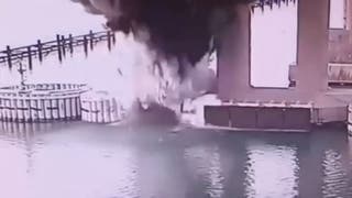 Ukraine hits Putin’s bridge to Crimea with underwater bomb attack | The ...