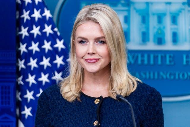 Karoline Levitt ditches religious necklace after Jon Stewart’s brutal ...