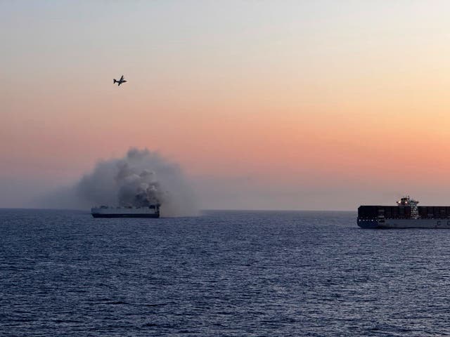 Cargo ship carrying new vehicles sinks in international waters | The ...