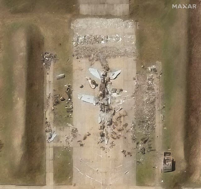 Satellite images show Russian bombers destroyed in massive Ukrainian ...