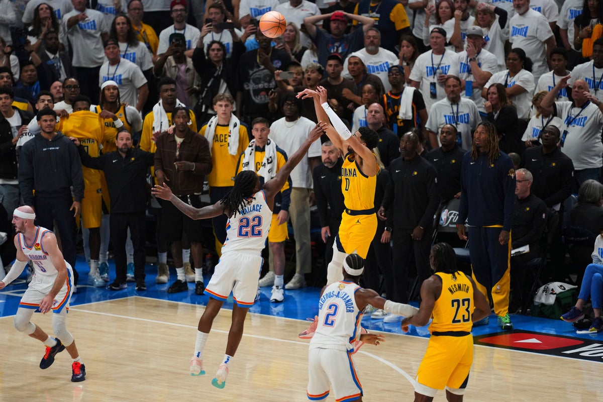 Pacers stun Thunder after dramatic last-second comeback | The Independent