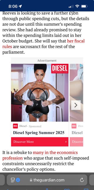 Katie Price banned ad: Model ‘objectified’ in Diesel clothing advert | The Independent