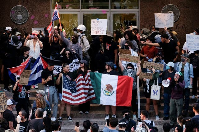 Anti-ICE protests start forming in New York City, Austin and Santa Ana ...
