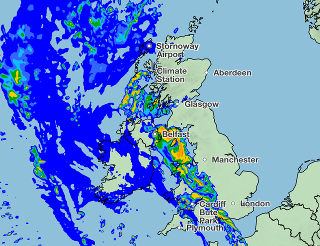 UK weather map: Where to expect half a month’s rain in a matter of ...