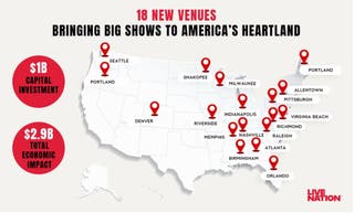 Live Nation opening 18 new US venues - here’s where | The Independent