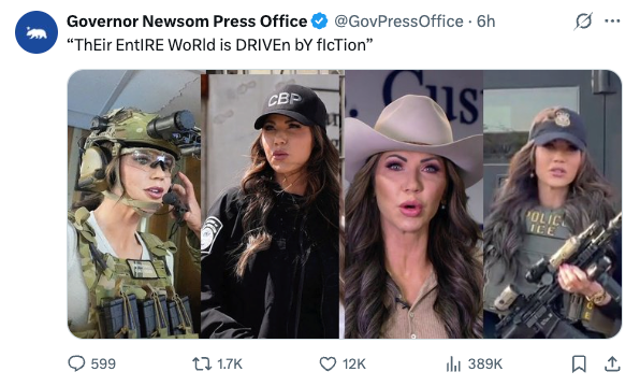 Star Wars, Simpsons and Spy Kids: Trump and Gavin Newsom locked in ...