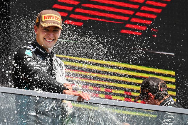 <p>George Russell claimed his first win of the season in Canada</p>