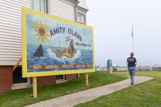 Holiday hotspot overrun with movie fans celebrating Jaws’ 50th ...