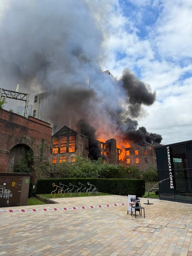 Manchester’s oldest mill destroyed after major fire | The Independent