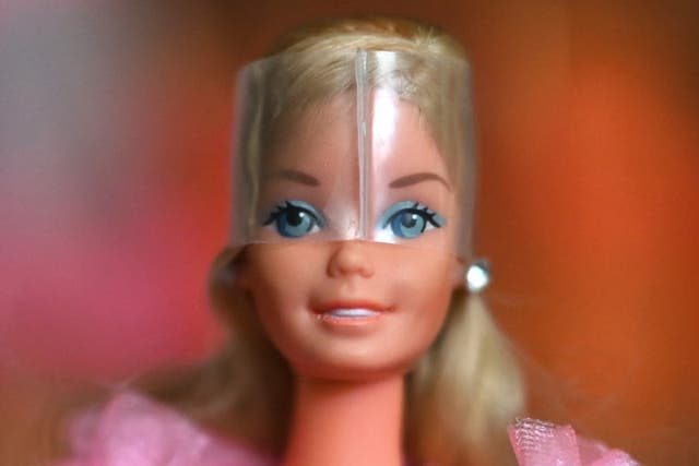 <p>A Mattel Barbie pictured at the 'Barbie clinic' of collector Bettina Dorfmann in Duesseldorf, Germany on 25 July, 2023</p>