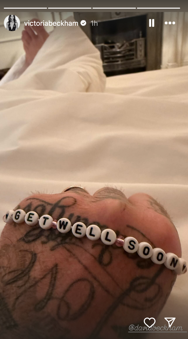 David Beckham in hospital as wife Victoria sends ‘get well soon ...