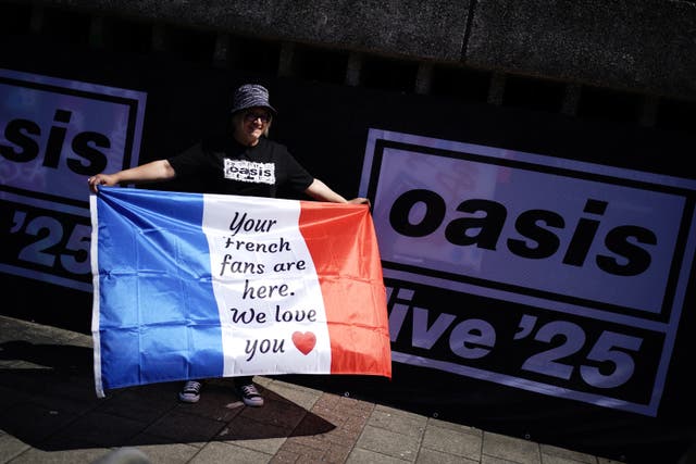 Oasis live: Fans swarm Cardiff ahead of band’s long-awaited reunion ...