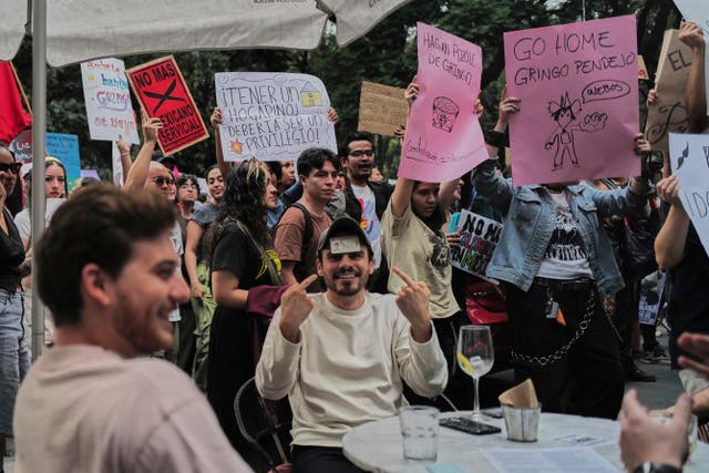 Protests against mass-tourism in Mexico City turn violent against ...
