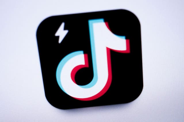 <p>The logo of the Chinese social network application TikTok Lite shown on a phone on 11 April, 2024, in Paris</p>