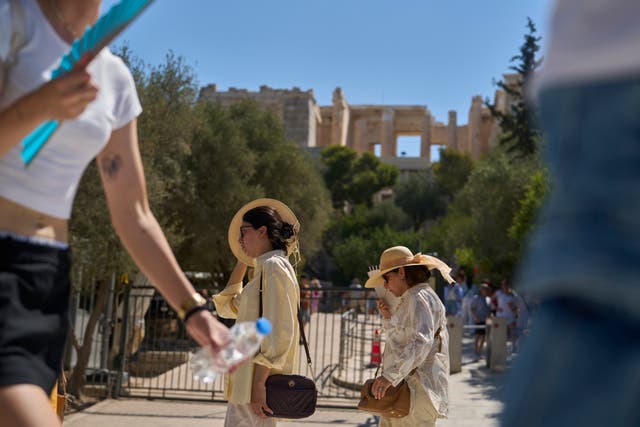 Greece closes top tourist attraction as heatwave scorches country | The ...