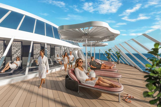Four areas revealed for new Celebrity Xcel cruise ship including retro ...