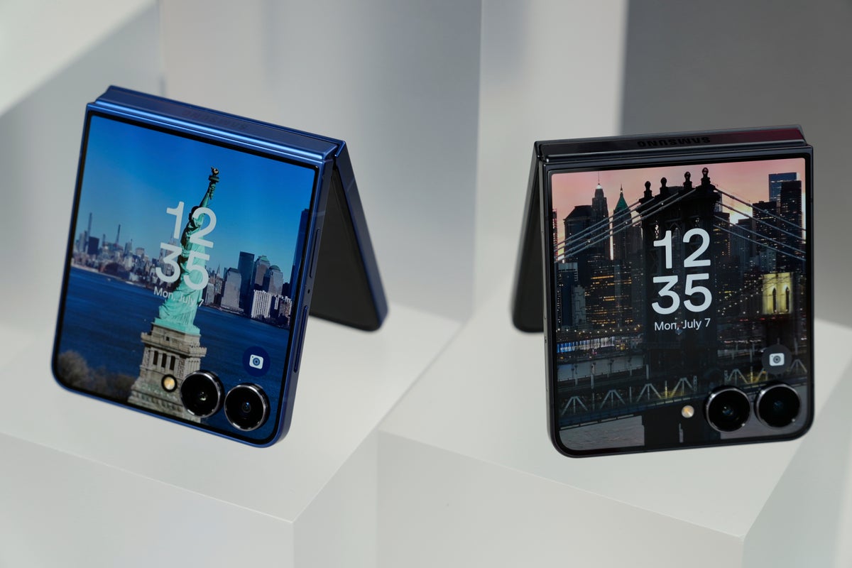 Samsung introduces new generation of folding phones | The Independent