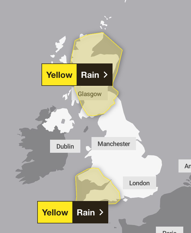 Weather mapped: Where thunderstorms are set to hit the UK as weather ...
