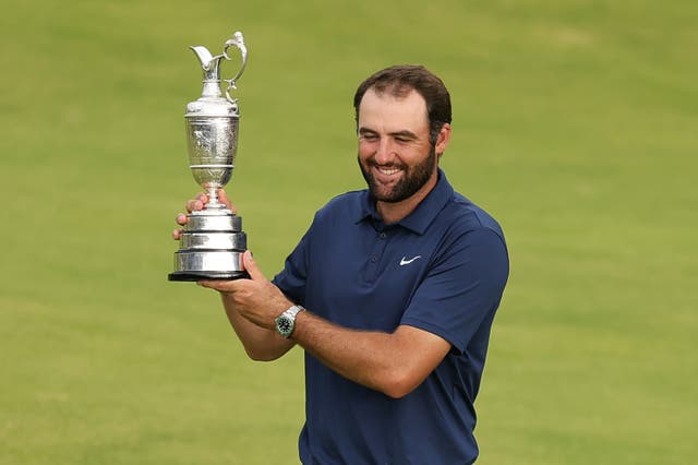 Scottie Scheffler reacts to ‘silly’ Tiger Woods comparisons after dominant victory at The Open ...