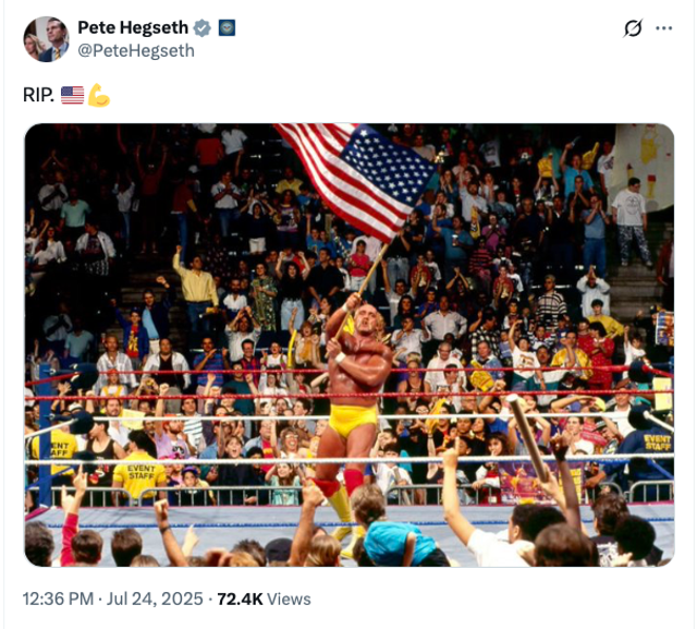Trump mourns ‘The Hulkster’ as MAGA tributes pour in for shirt-ripping ...