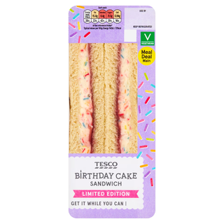 Tesco’s birthday cake-flavour sandwich launches for limited time ...
