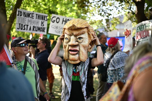 Chaos in the Cotswolds as protests erupt against JD Vance’s holiday in ...