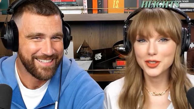 Taylor Swift becomes tearful as she tells Travis Kelce about getting ...
