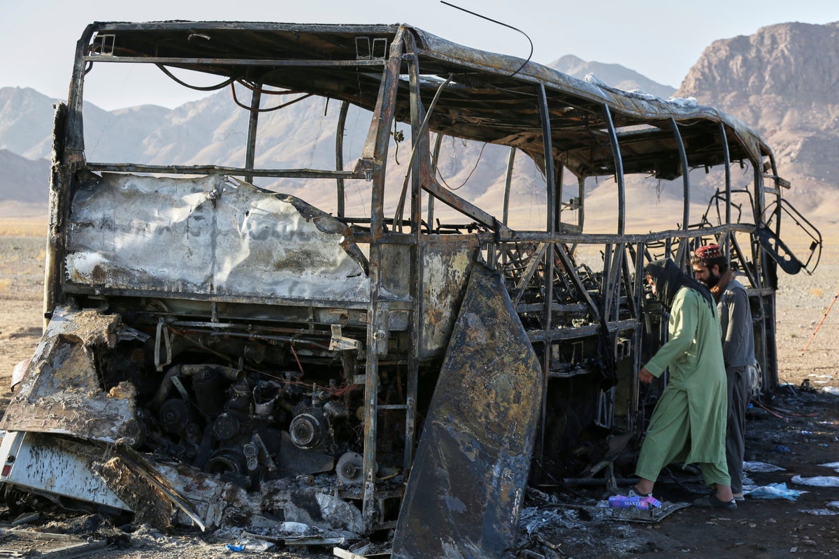 Bus crash in Afghanistan kills more than 70 Afghans returning from Iran ...