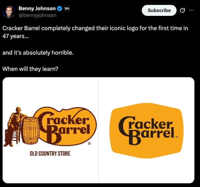 First, the logo, now Cracker Barrel ends plans to remodel 660 ...