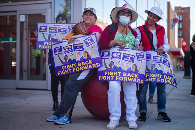 Trump orders end union protections for 450,000 federal workers in ...