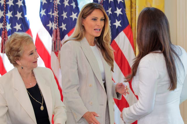 ‘The robots are here’: Melania Trump makes rare appearance to hail AI ...