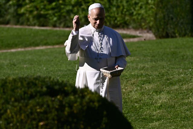 Pope feeds fish as he explores the Vatican’s new eco-friendly farm ...