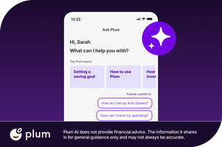 Finance app Plum launches AI tool to help savers decide what to do with ...
