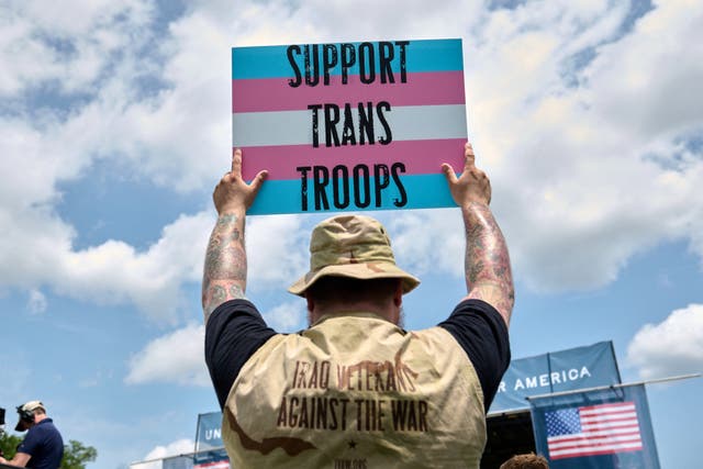 Trump asked trans troops to get an official diagnosis. Now he’s using ...