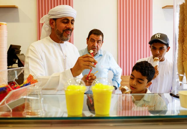 Popular Gaza ice cream parlour stirs nostalgia with new branch outside ...