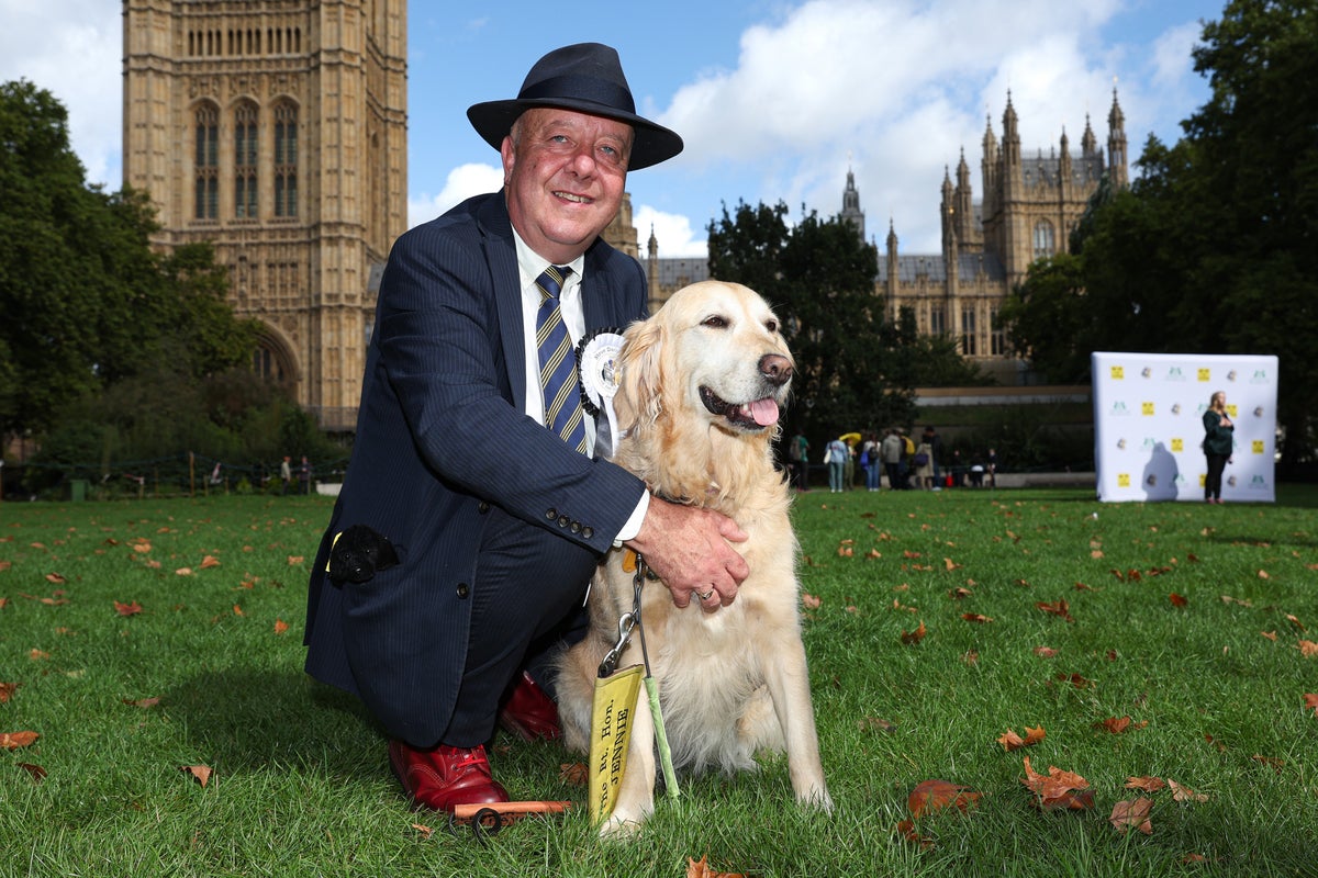 Steve Darling’s guide dog Jennie in new-found fame as a ‘pawlitician ...