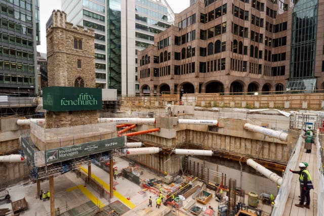 Medieval London church balanced 45ft above ground in ‘unprecedented ...