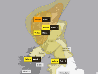 Met Office issues amber weather warning as Storm Amy approaches UK ...