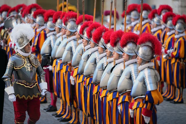 Vatican Swiss guard under investigation for ‘making spitting gesture at ...