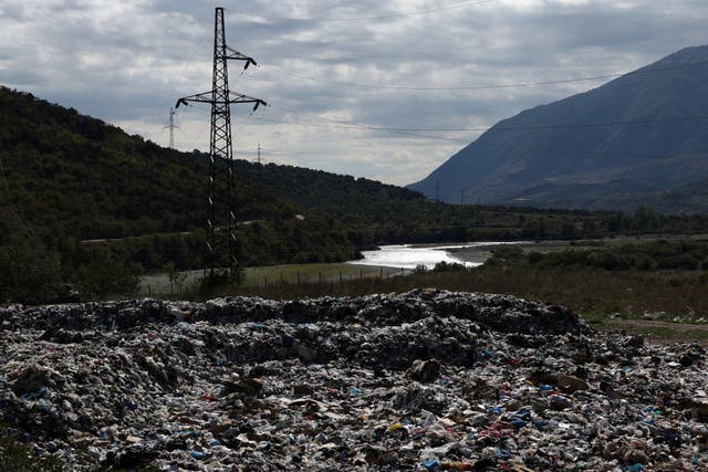 The stunning Vjosa valley under threat from landfill and pollution ...