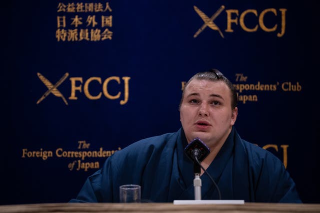 Ukrainian refugee on the brink of sumo wrestling history after fleeing ...