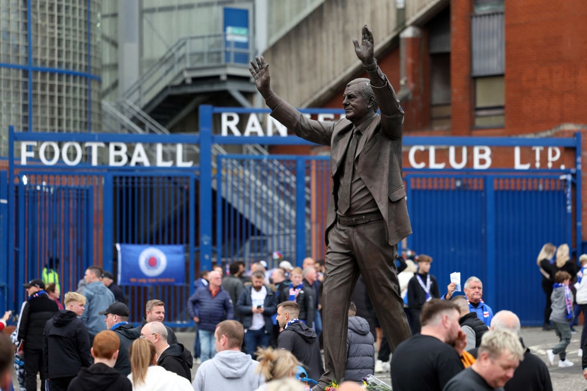 Rangers condemn ‘shameful’ attack on statue of former manager Walter ...