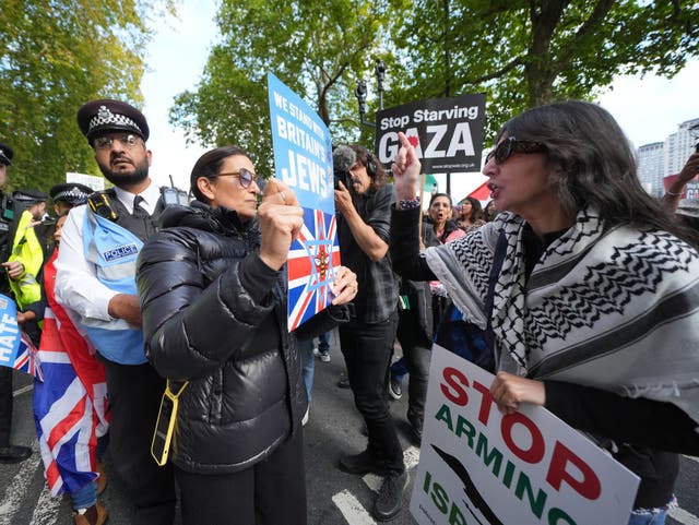 Thousands of protesters march through central London to mark two years ...