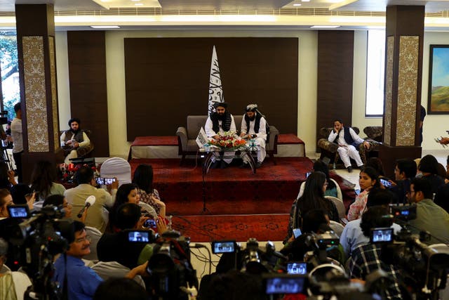 Taliban minister confronted over women’s rights during rare press ...