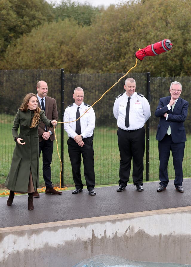 Kate and William meet firefighters on surprise trip to Northern Ireland ...